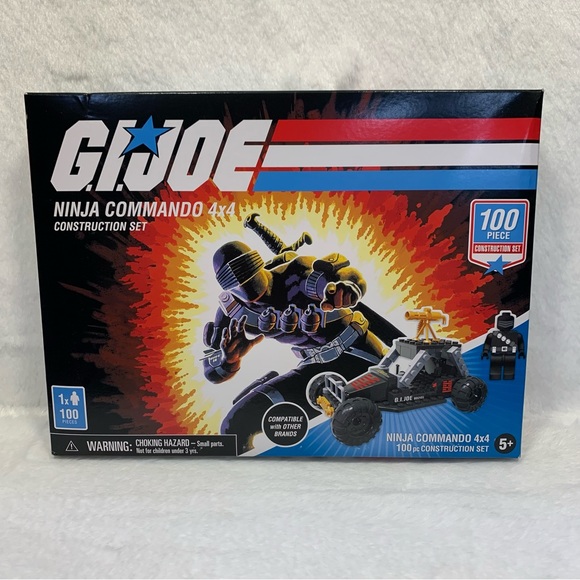 Hasbro | Toys | Gi Joe Snake Eyes Ninja Commando 4x4 0pc Construction ...